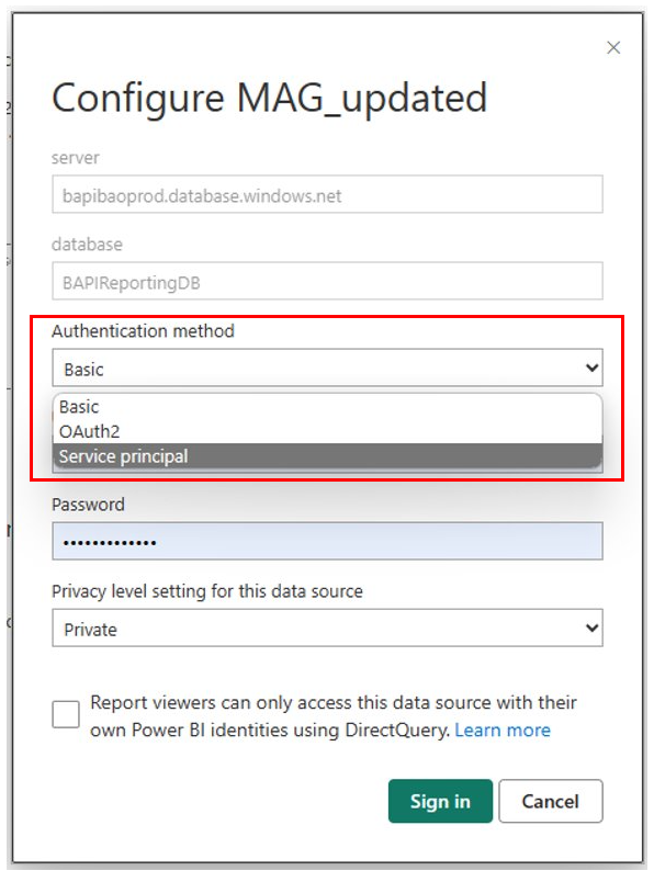 Service Principal Support To Connect To Data In Dataflow Datamart Dataset And Dataflow Gen 2