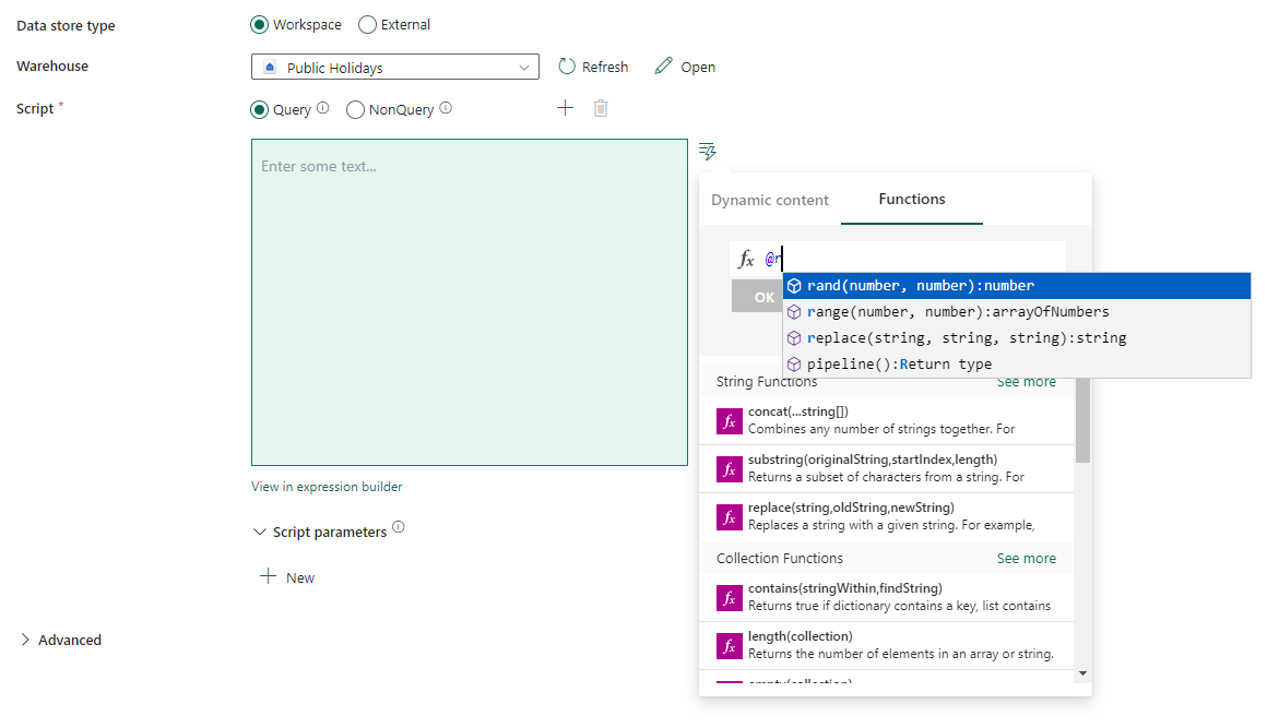 New Easy-to-Use Expression Builder Experience for Fabric Data Factory Pipelines | Microsoft ...