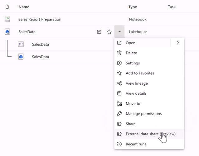 Introducing external data sharing: a new way to collaborate across Fabric tenants | Microsoft ...
