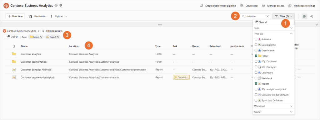 Announcing the General Availability of Folder in Workspace | Microsoft ...
