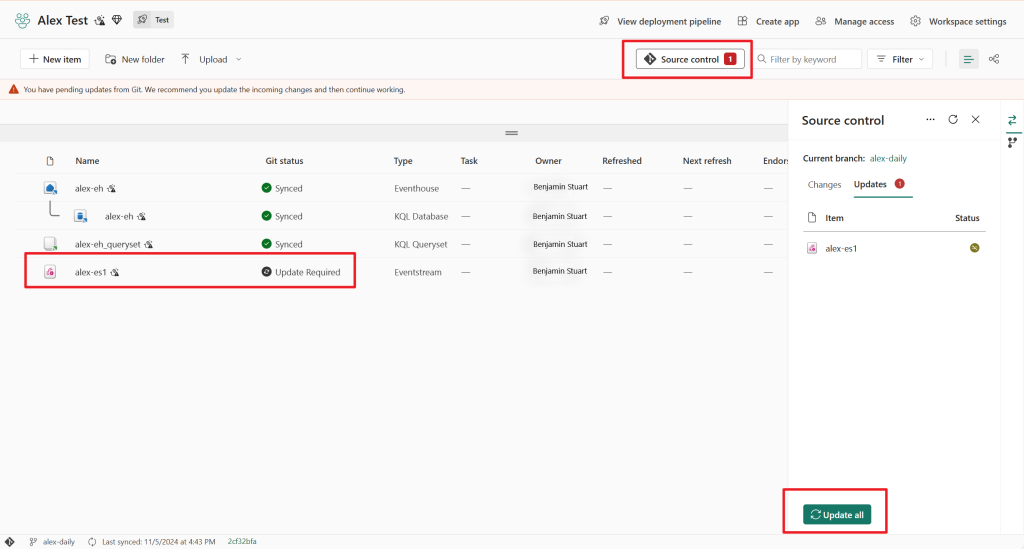 Eventstream Cicd Git Integration And Deployment Pipeline Microsoft Fabric Blog Microsoft