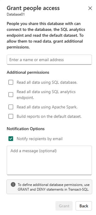 Manage Access For Sql Databases In Microsoft Fabric With Workspace Roles And Item Permissions