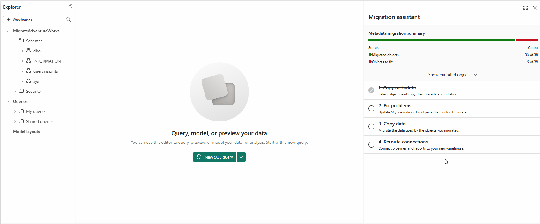 Fabric Data Warehouse Migration Assistant: Better, Faster, More ...