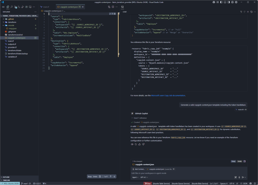 Terraform Provider For Microsoft Fabric 2 Using Mcp Servers And Fabric Cli To Help Define Your