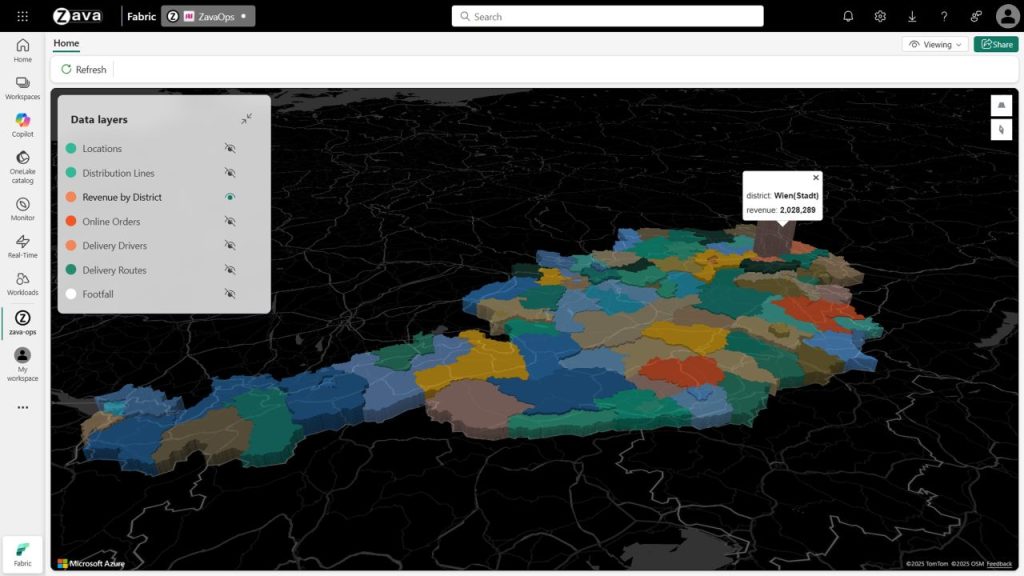 Maps in Microsoft Fabric – Geospatial Insights for Real-Time Operations | Microsoft Fabric Blog ...