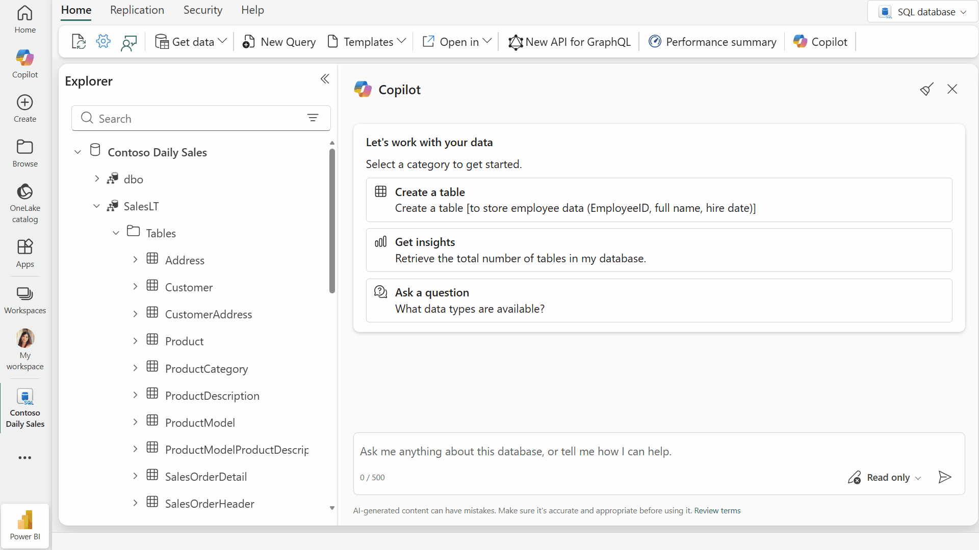 Copilot and Query Editor in SQL database in Fabric (Generally Available) | Microsoft Fabric Blog ...