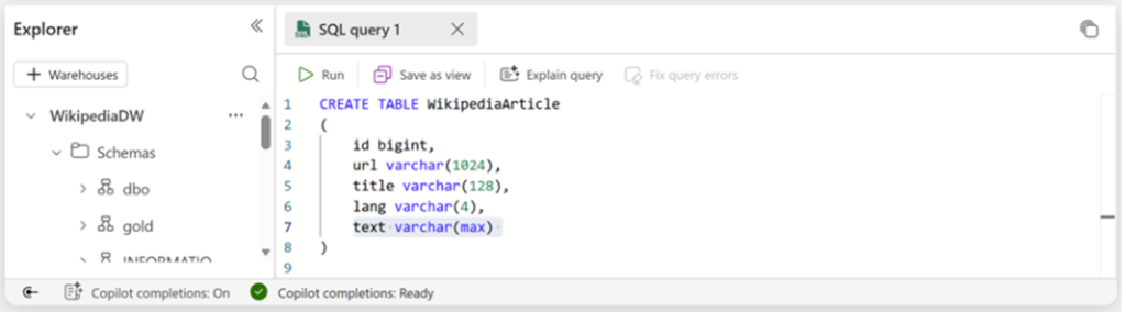 Large string and binary values in Fabric Data Warehouse and SQL ...
