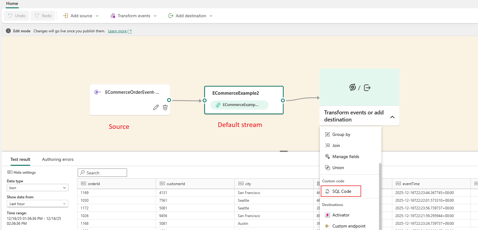 Fabric Eventstream SQL Operator: Your tool kit to Real-Time data ...