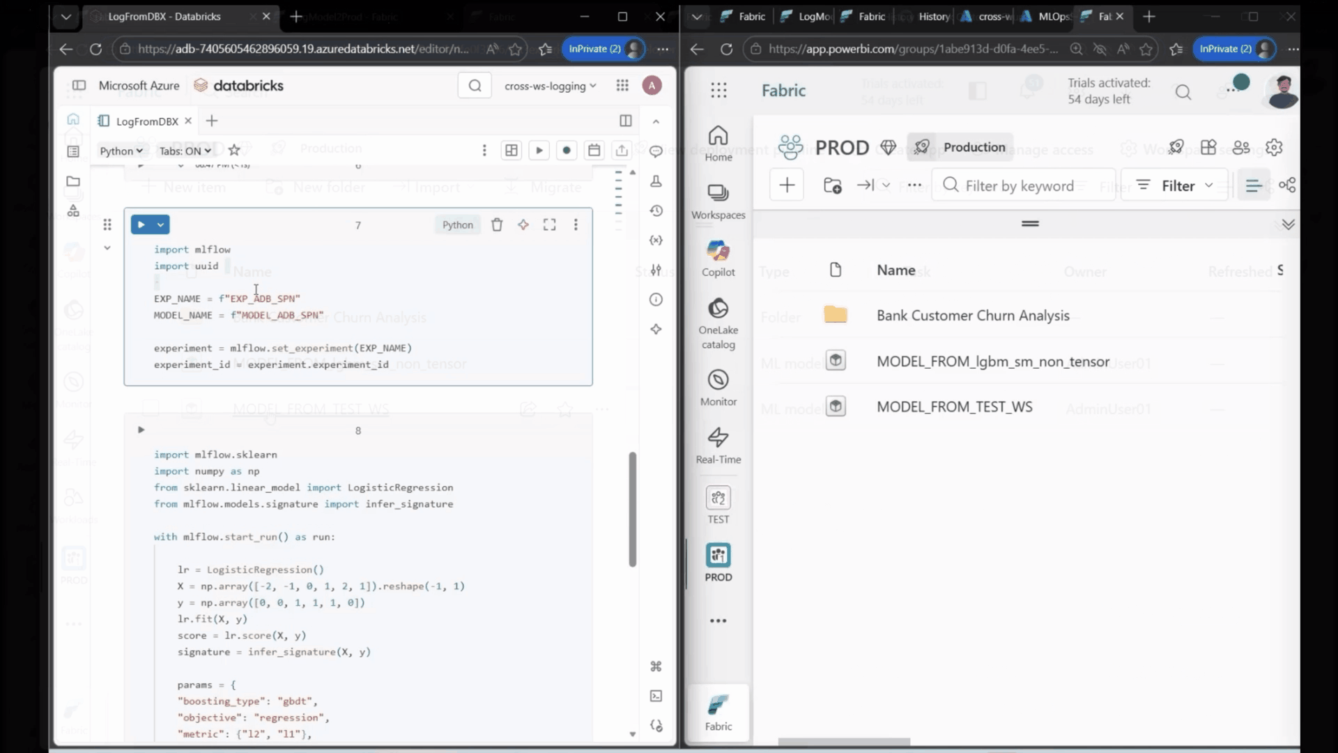 Cross-workspace logging for MLflow in Microsoft Fabric: Build MLOps ...